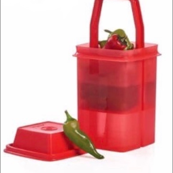 Tupperware | Kitchen | Tupperware Large Pickle Keeper Chili Red Color ...